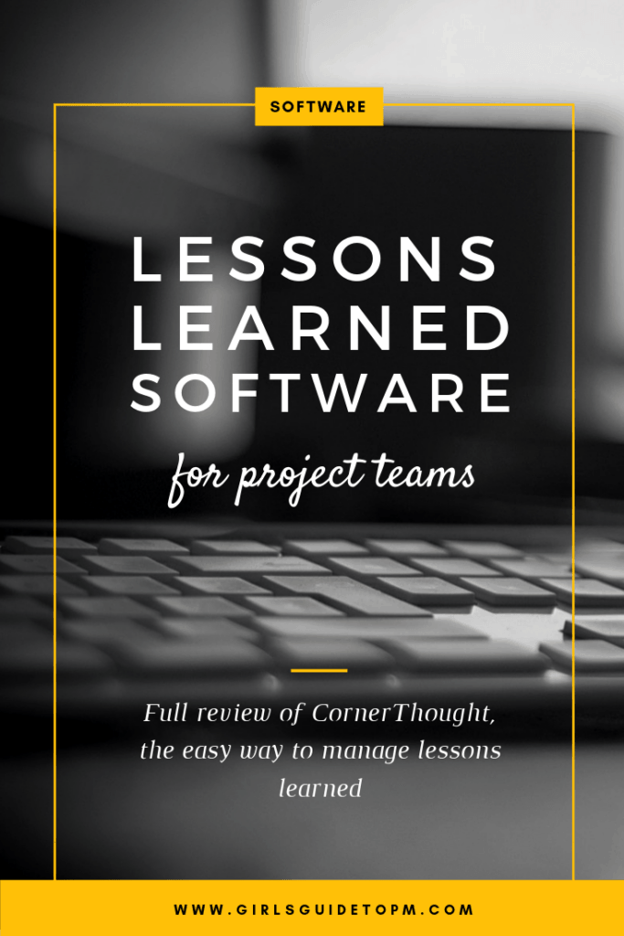 CornerThought: Lessons Learned Database