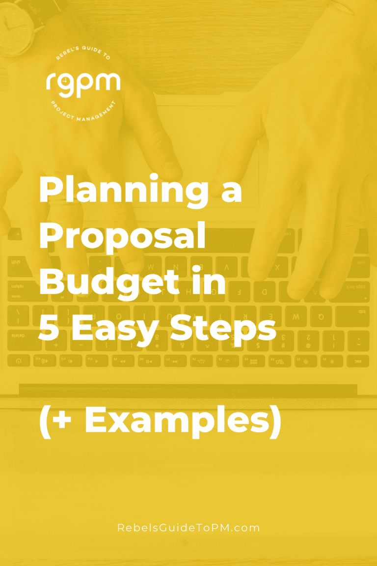 Planning a Budget for a Proposal in 5 Easy Steps (+ Example)