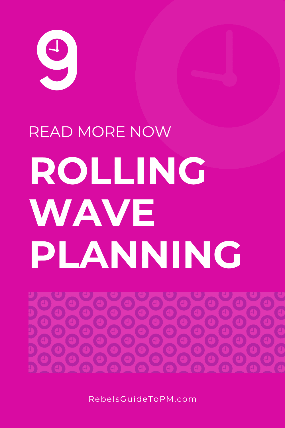 How to do Rolling Wave Planning