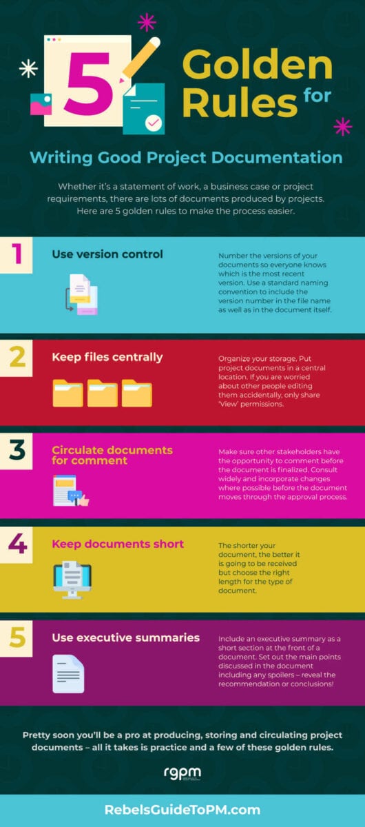 5 Golden Rules for Writing Good Project Documentation