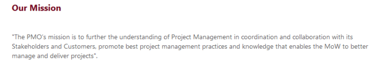 How to Create a Powerful PMO Mission Statement