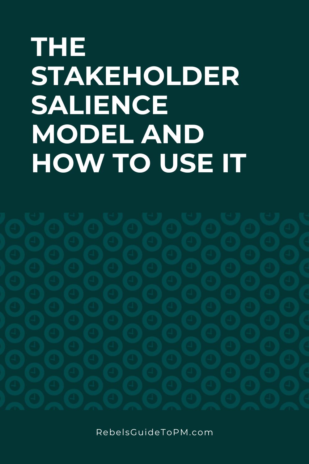 The Stakeholder Salience Model and How to Use It